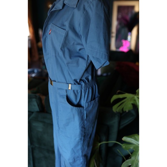 Unbranded | Pants & Jumpsuits | Vintage Blue Workwear Coveralls ...